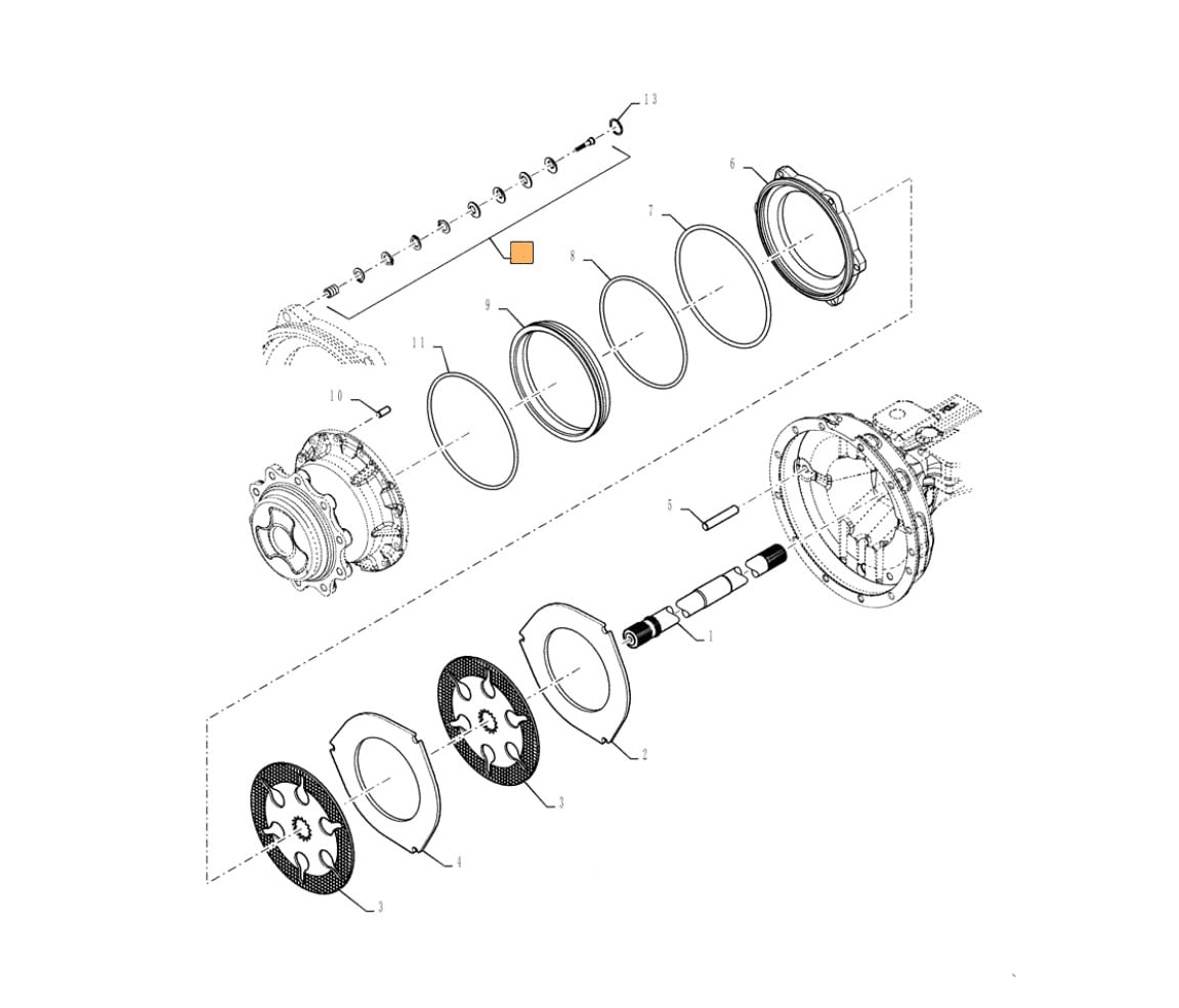 Kit De Trava New Holland 87708441 | New Holland Peças