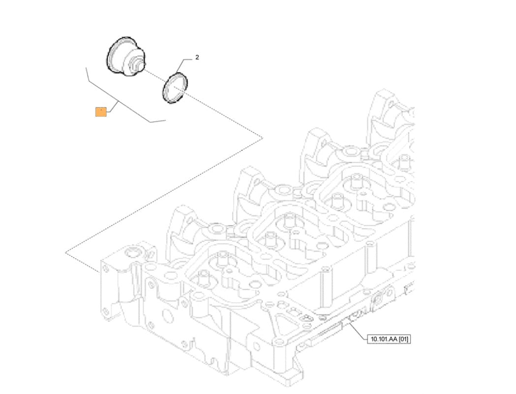 Termostato New Holland 504384724 | New Holland Peças