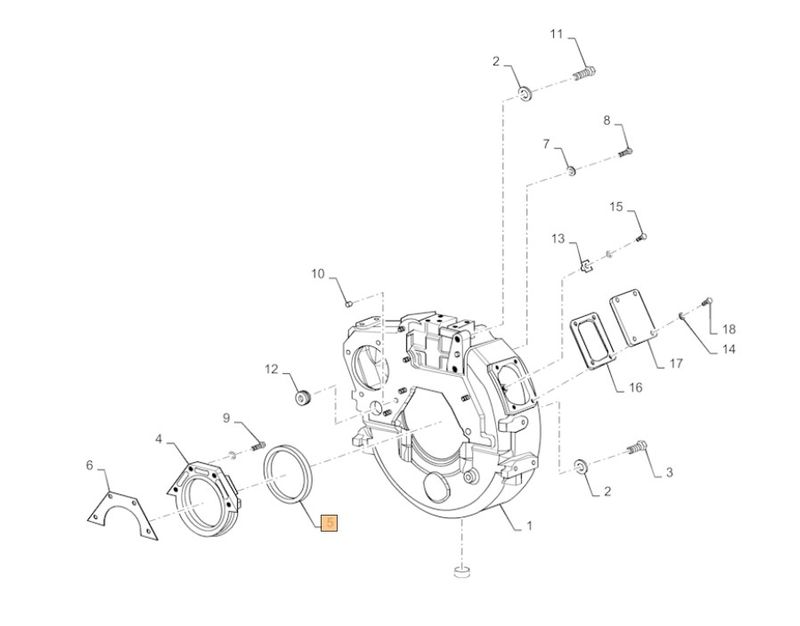 Retentor Do Motor New Holland 504127327 | New Holland Peças