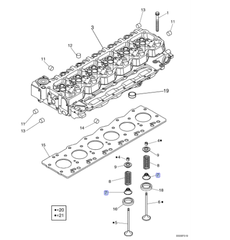 Anel para Óleo New Holland 2831287 | New Holland Peças