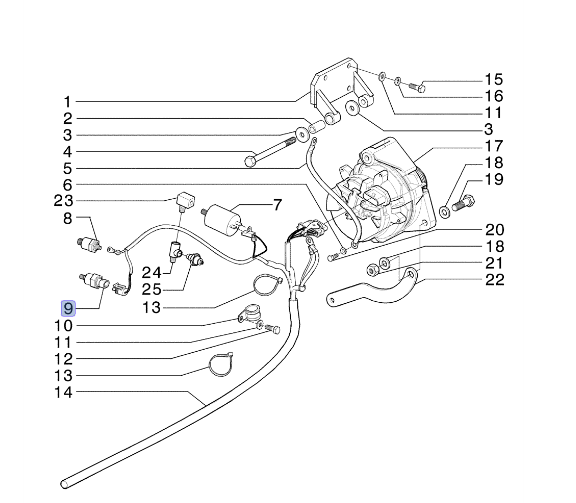 Sensor New Holland 321446A1| New Holland Peças
